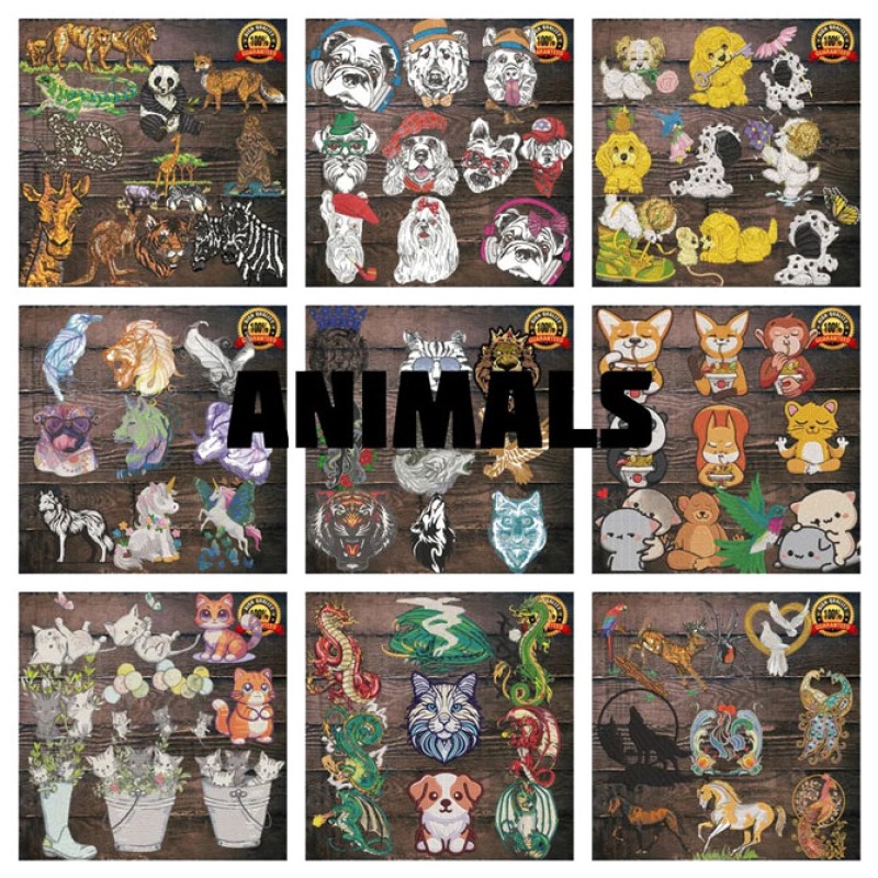 Animals Embroidery Designs Ultimate Pack