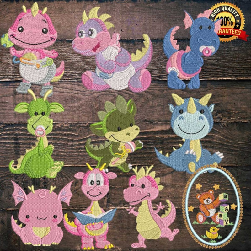 Baby Embroidery Designs Pack