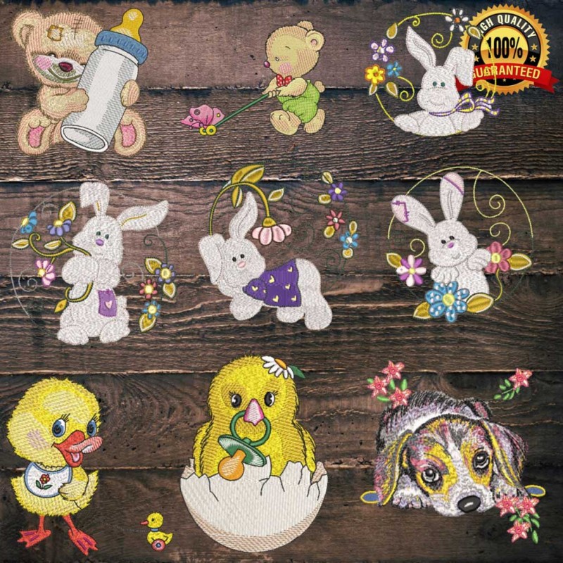 Baby Embroidery Designs Pack