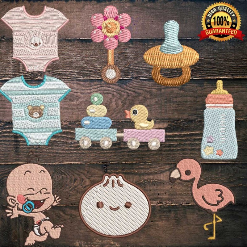 Baby Embroidery Designs Pack