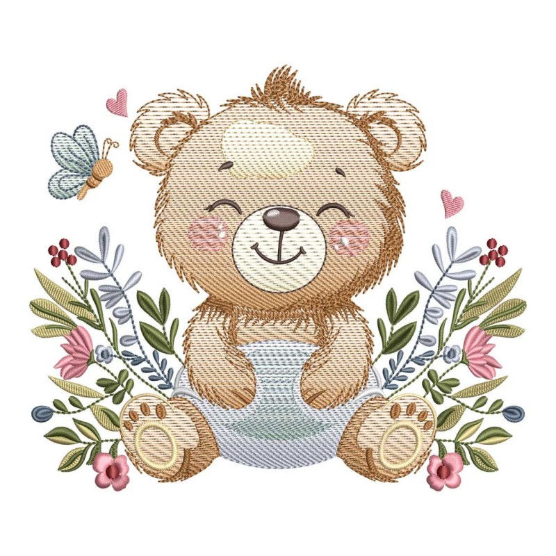 Safari Baby Animals Embroidery Designs 6 Sizes, Instant Download