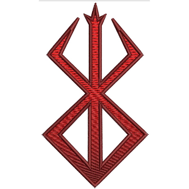 Berserk Logo Anime Embroidery Design 4 Sizes