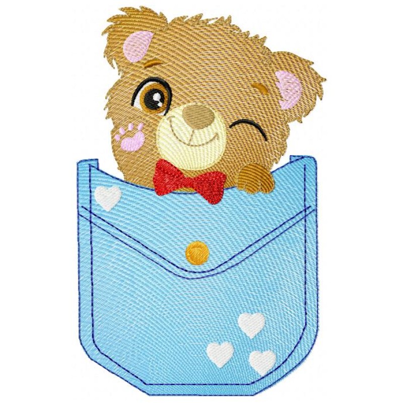 Baby Bears Embroidery Designs 4 Sizes Collection Pack