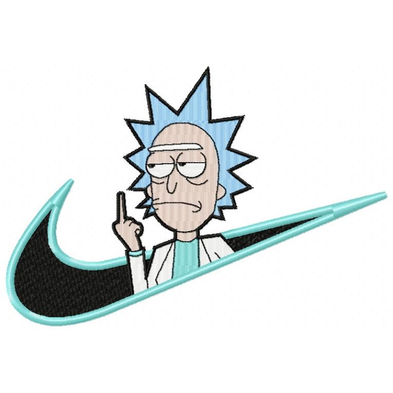 Smart Rick Embroidery Design 5 Sizes