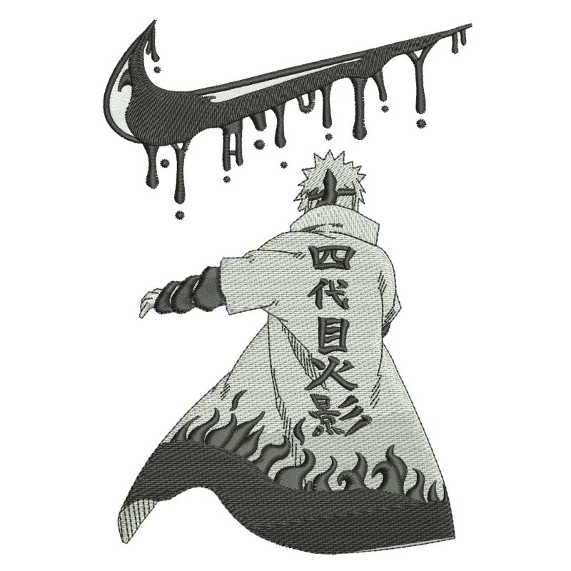 Swoosh x Hokage Embroidery Design 4 Sizes