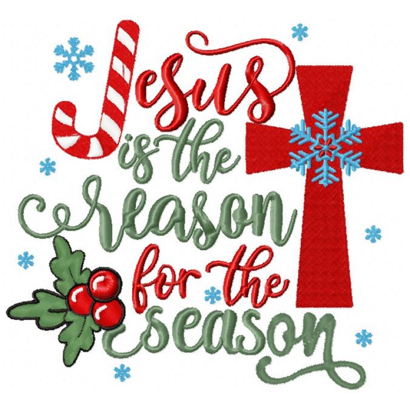 Christmas machine Embroidery Design 4 Sizes