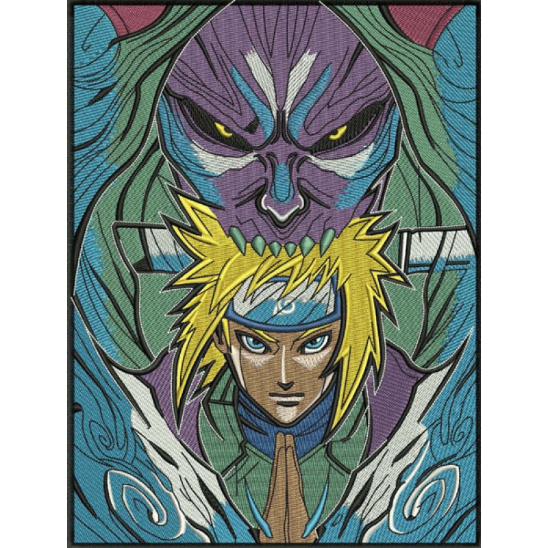 Minato Rectangle Embroidery Design 4 Sizes