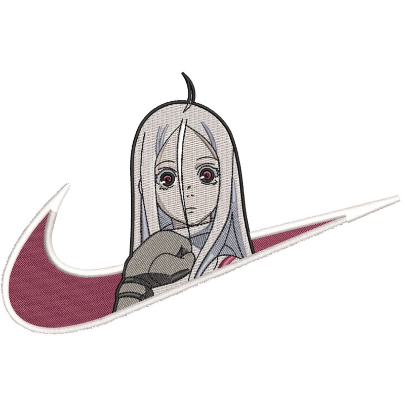 Swoosh x Shiro Girl Embroidery Design 4 Sizes