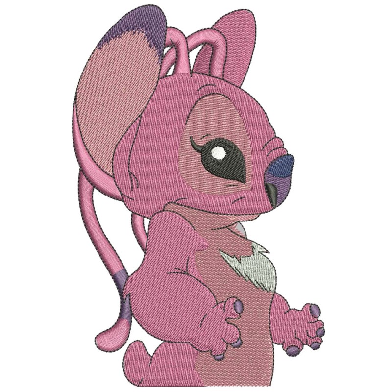 Stich Couple Embroidery Design 4 Sizes