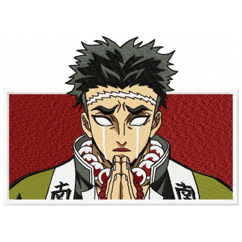 Stone Hashira Embroidery Design 6 Sizes