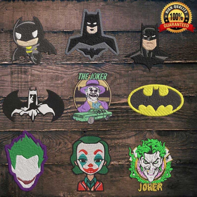Comics Heroes Super Embroidery Designs Pack